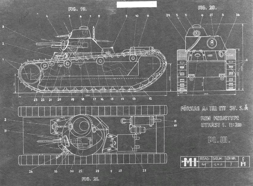瑞典坦克发展简史（一）：strv m/31&fm/31 - 哔哩哔哩