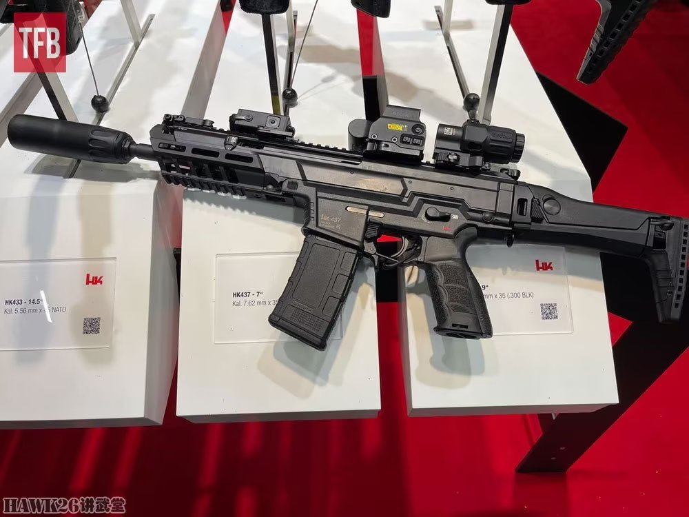 黑克勒-科赫HK437步枪 口径.300 BLK 瞄准执法部门微声武器需求 - 哔哩哔哩