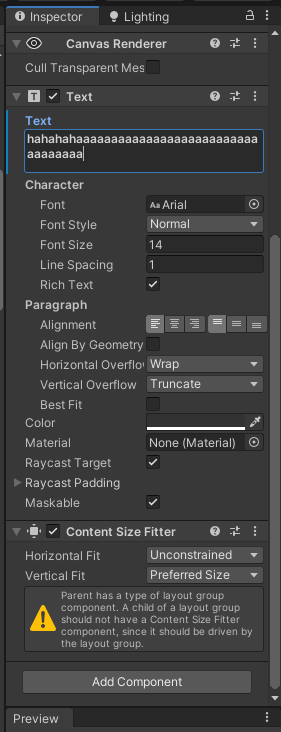 关于Unity Layout Group 使用时 不同长度的item问题解决方法 - 哔哩哔哩