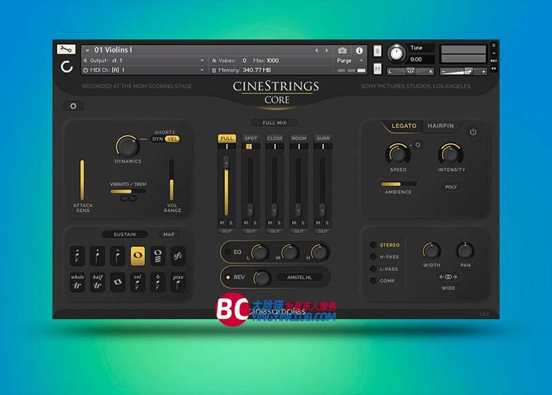 影视弦乐核心音源更新至2.0 Cinesamples – CineStrings Core v2.0 (KONTAKT) - 哔哩哔哩