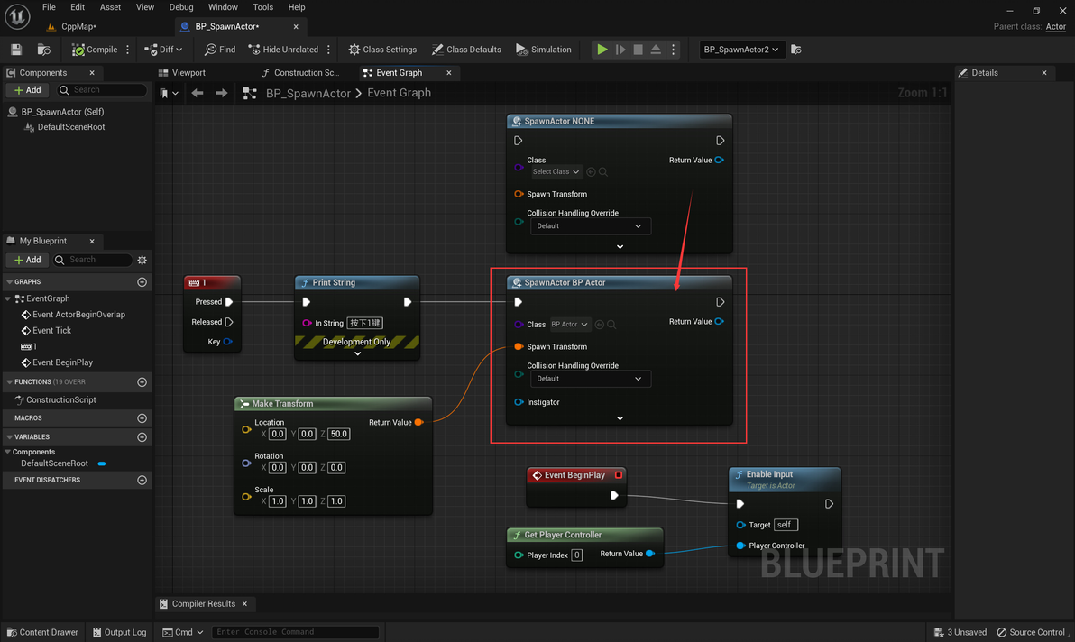 十二、蓝图与C++：实例化Actor与UObject - 哔哩哔哩