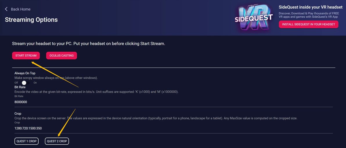 SideQuest常用功能使用说明！ - 哔哩哔哩