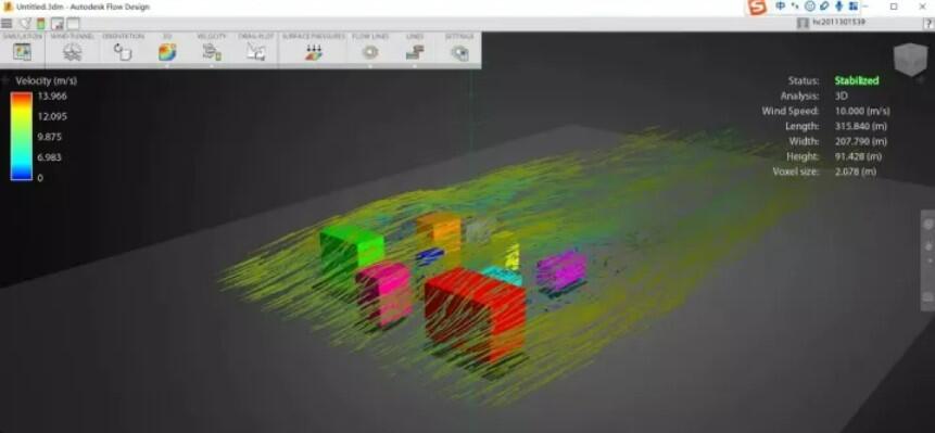 Autodesk Flow Design 建筑风环境模拟神器-3分钟带你掌握基本通风分析方法- - 哔哩哔哩