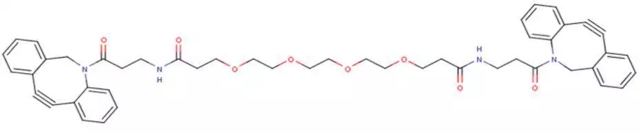 2182601-68-7，DBCO-PEG4-DBCO 两个DBCO基团和亲水性PEG间隔臂的同双功能PEG连接体 - 哔哩哔哩