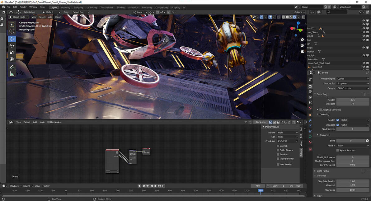 NVIDIA、AMD旗舰显卡创作性能对比测试：RTX Studio生态 VS 通用型OpenCL - 哔哩哔哩
