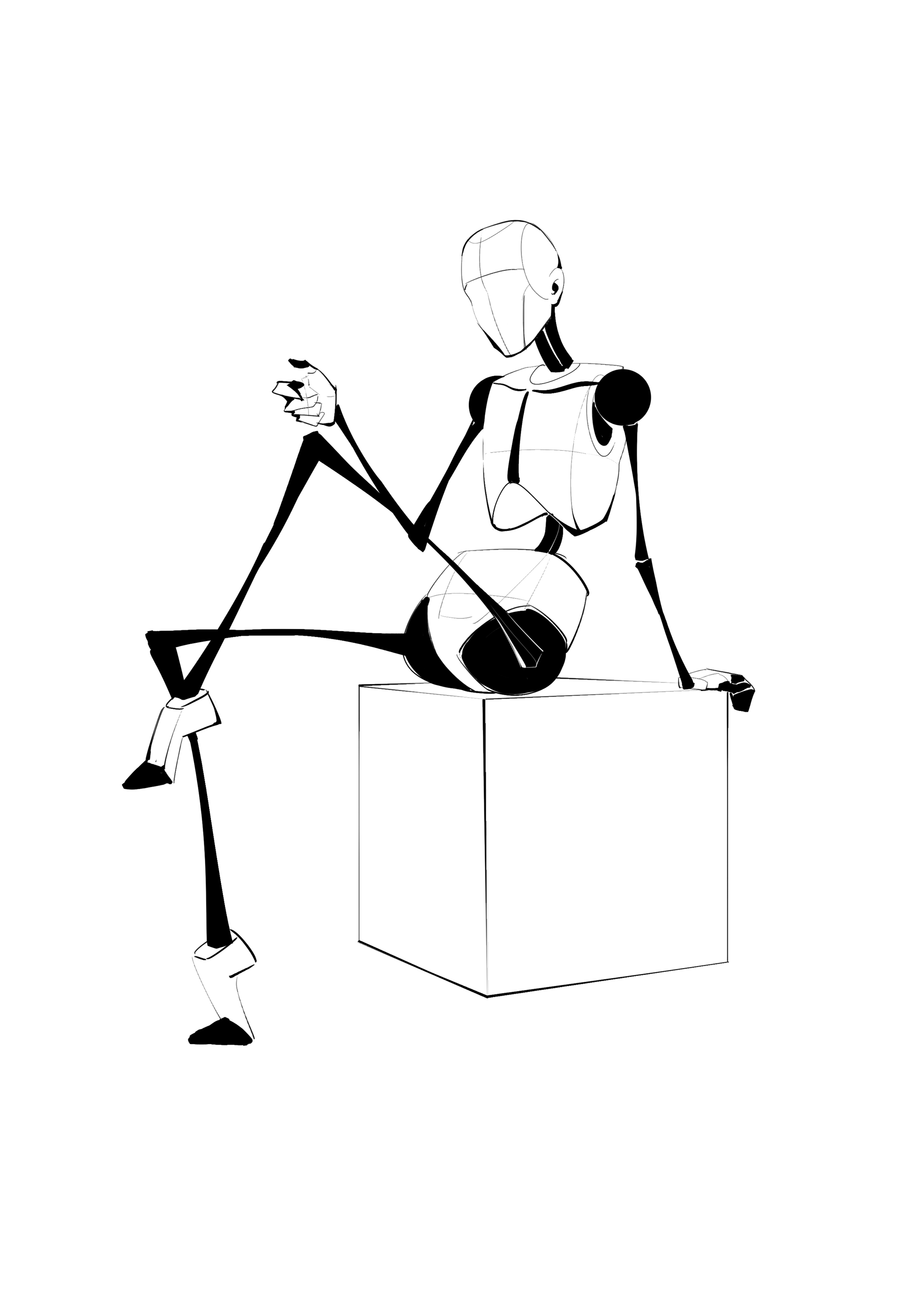 【绘画素材】一组有思想的火柴人动态 By木大画画 哔哩哔哩