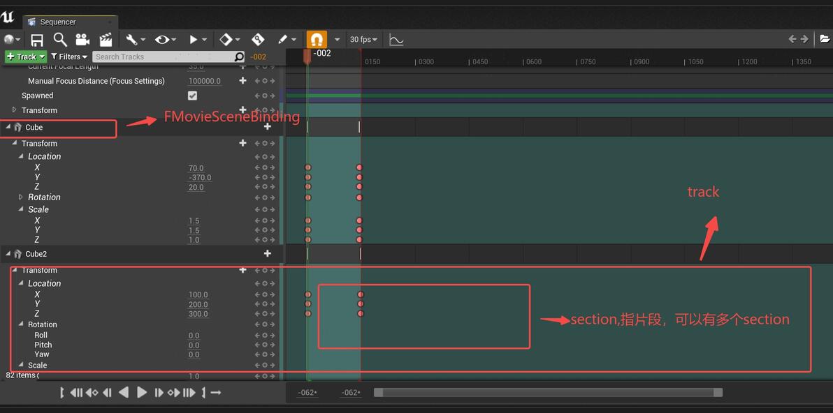 UE4 C++ Runtime下修改LevelSequence - 哔哩哔哩