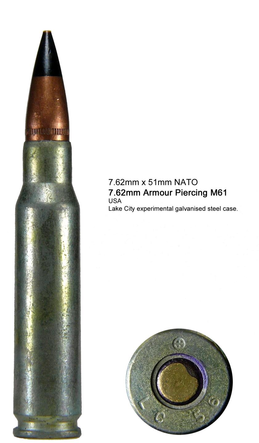 世界主流军用弹药科普系列（2）——7.62*51mm NATO - 哔哩哔哩