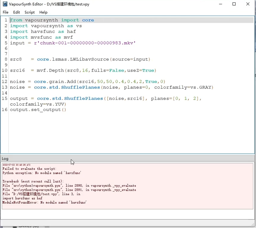 Vapoursynth视频压制教程 系列一：相关文件下载与环境配置 - 哔哩哔哩