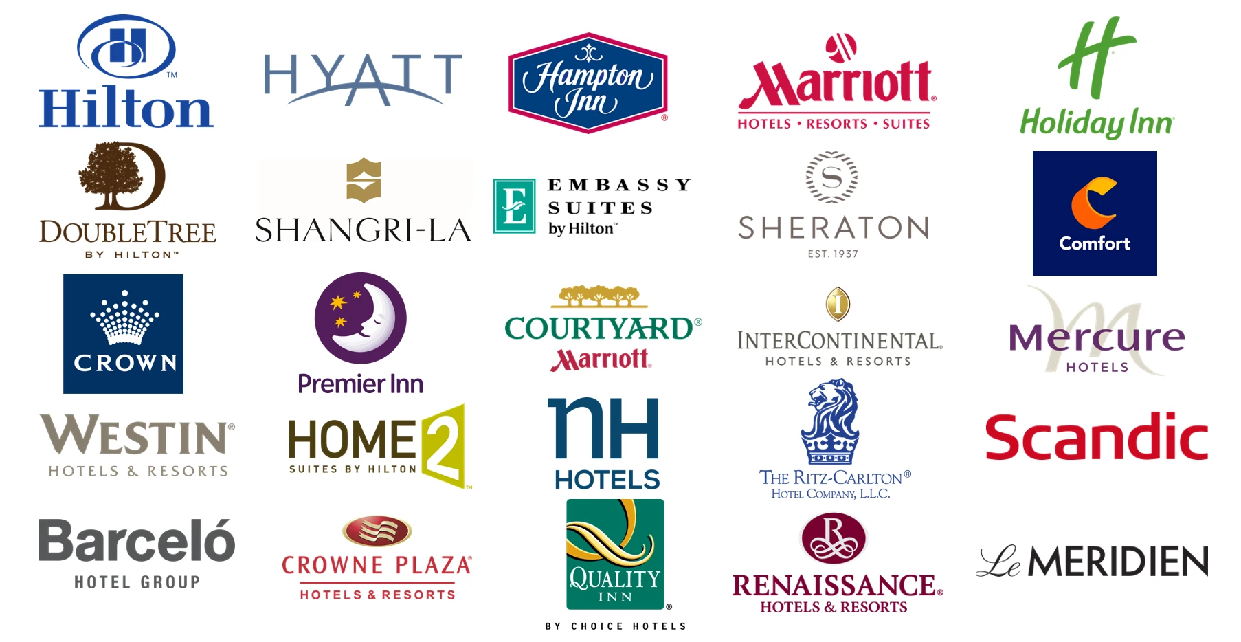 Logos for Brand Finance Hotels 50 & Leisure 25 2024 - 哔哩哔哩