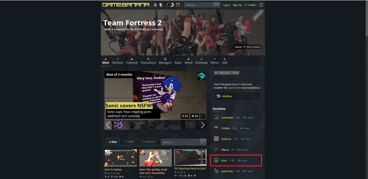 [TF2]如何正确轻松下载mod，又称为什么还有人不用香蕉网还在打休闲 - 哔哩哔哩
