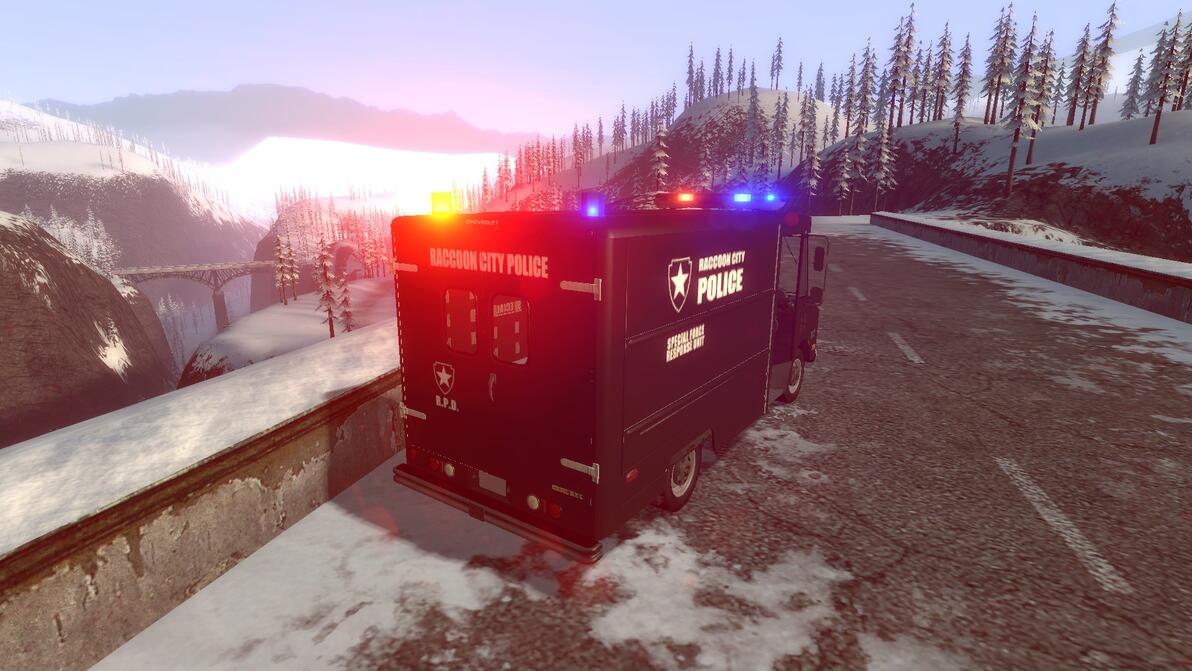 【Garry‘s mod】RPD（浣熊市警察局）紧急车辆展示 - 哔哩哔哩