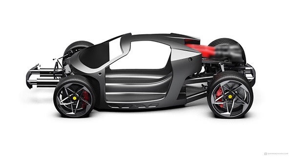 【概念设计】法拉利/Ferrari F4T（2017） - 哔哩哔哩