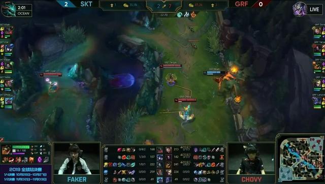 GRF艰难扳回一局SKT必胜！Khan被打穿死超鬼，Teddy一打五举动太扎心 - 哔哩哔哩