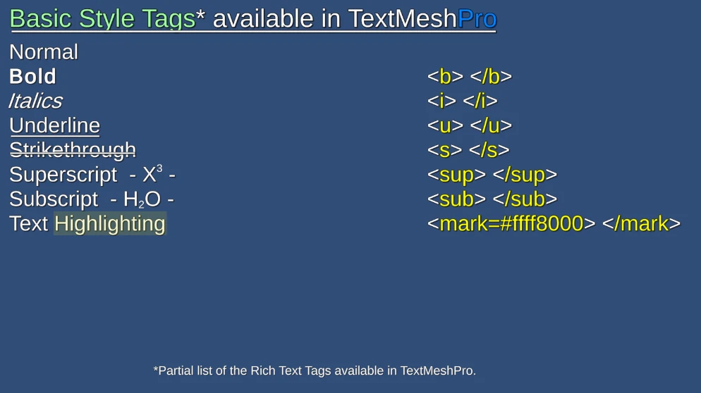 TextMeshPro全Example收录 - 哔哩哔哩
