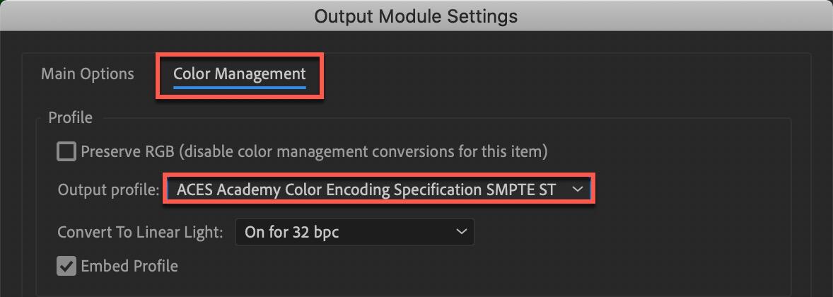 【春星开讲】在After Effects中使用OCIO插件建立ACES色彩管理流程 - 哔哩哔哩
