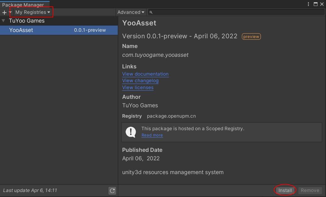 【七步接入】Unity2022.3.13+HYCLR4.0.12+Yooasset1.5.7 - 哔哩哔哩