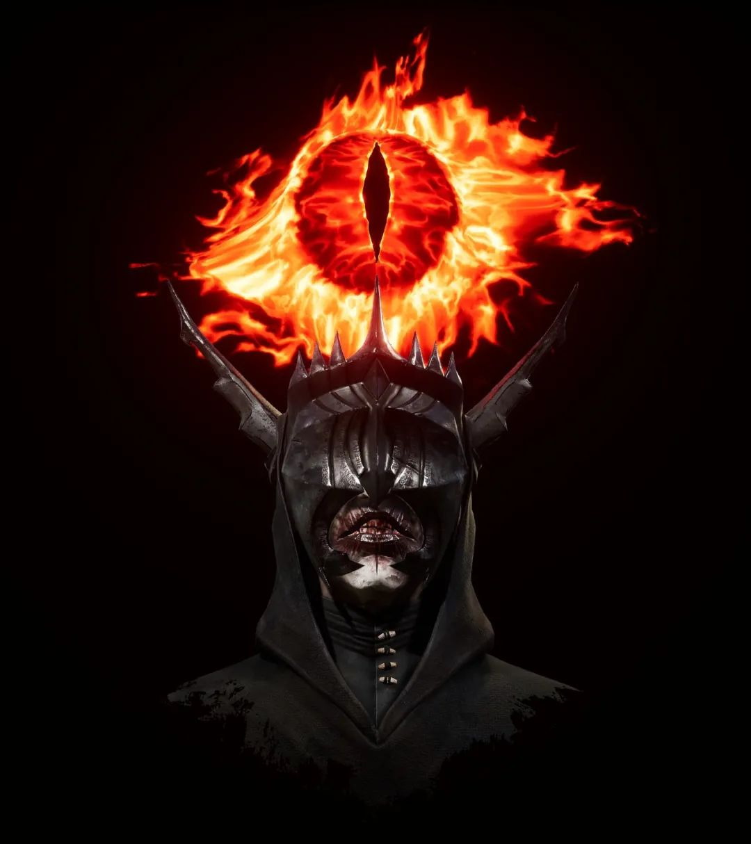 Philipp Neumann 在 Maya 和虚幻引擎中制作索伦之眼 - 哔哩哔哩