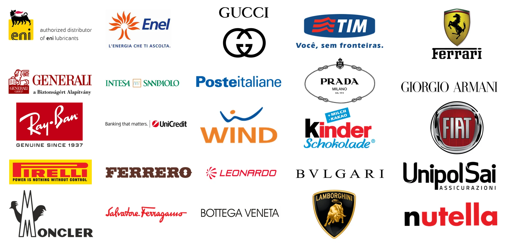 Logos for Brand Finance Italy 50 2017 - 哔哩哔哩