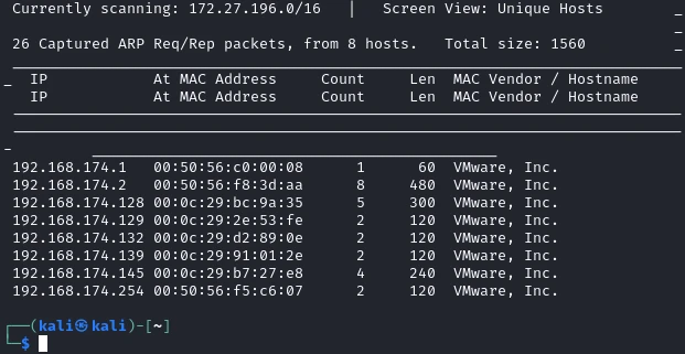 Netdiscover：网络设备扫描神器！全参数详细教程！Kali Linux入门教程！黑客渗透测试 - 哔哩哔哩