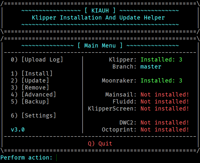 Ubuntu下使用Kiauh安装Klipper,Moonraker和Fluidd - 哔哩哔哩