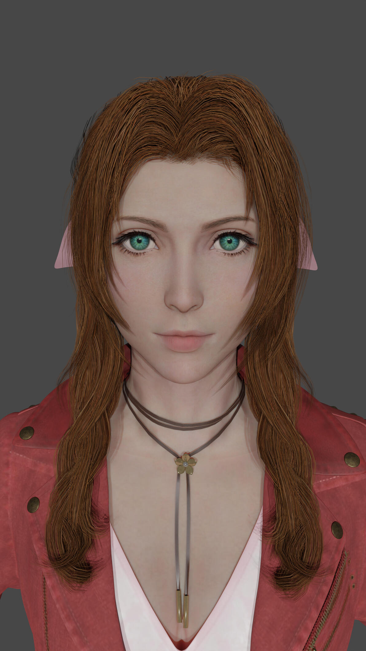 [blender] FF7re 爱丽丝简单渲染图(4K) - 哔哩哔哩