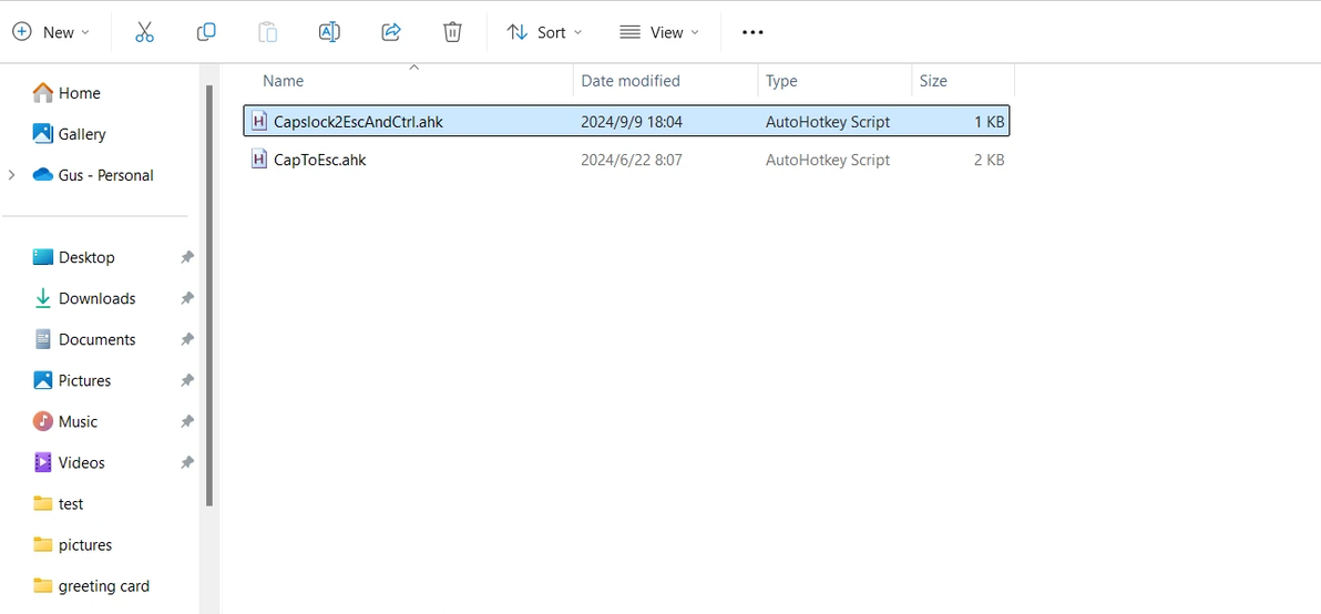 使用AutoHotkey将CapsLock映射为Ctrl和Esc - 哔哩哔哩