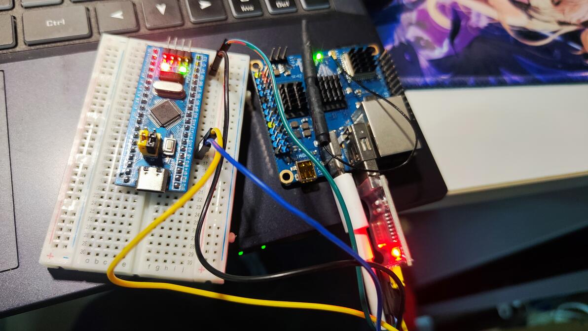 1：香橙派CH340串口与STM32通讯 - 哔哩哔哩