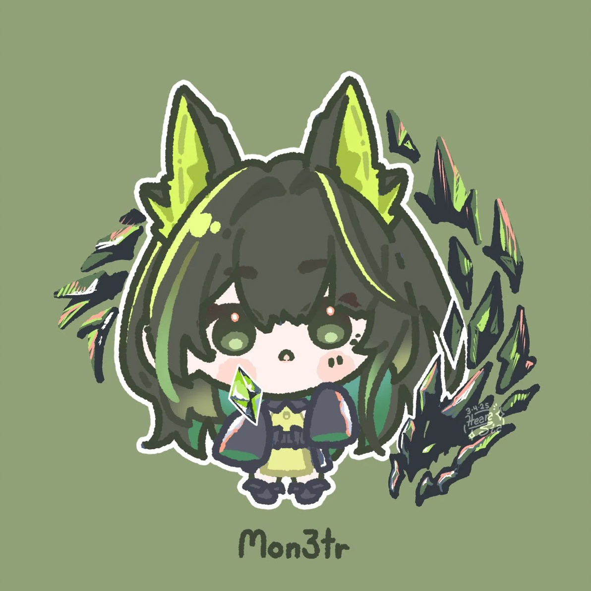 【明日方舟】推特同人图搬运 1172 & Mon3tr专题 - 哔哩哔哩