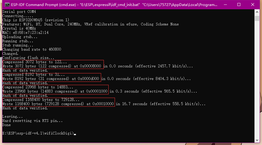 ESP32 使用flash_download_tool烧写程序 - 哔哩哔哩