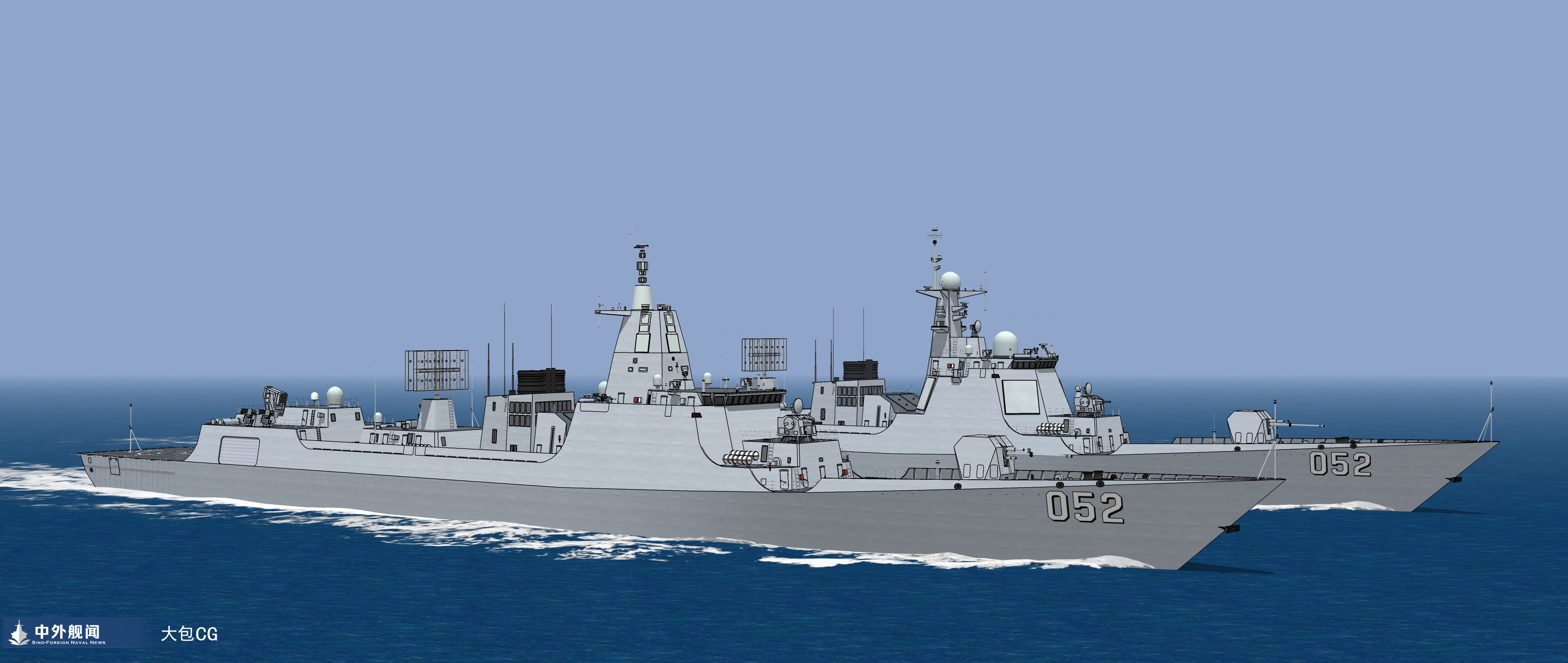 是054B豪华版，或是052DG青春版？ - 哔哩哔哩