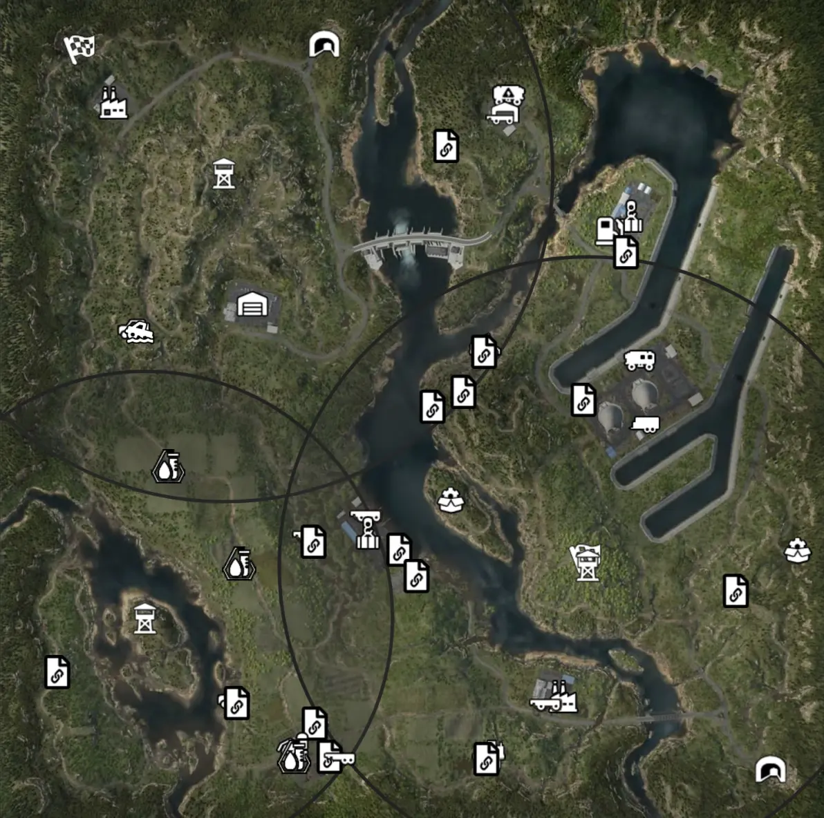 雪地奔驰Snowrunner第十二季度(北卡罗来纳州)地图及升级件位置 - 哔哩哔哩