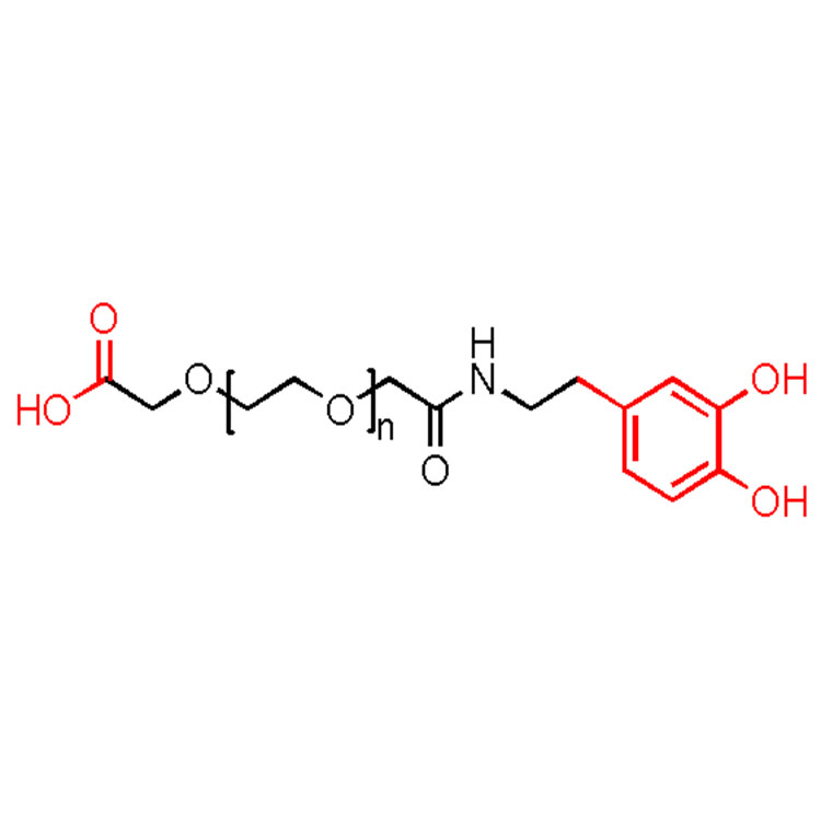 DOPA-PEG20000-COOH，Dopamine-PEG20000-acid 是一种羧基化PEG衍生物 - 哔哩哔哩