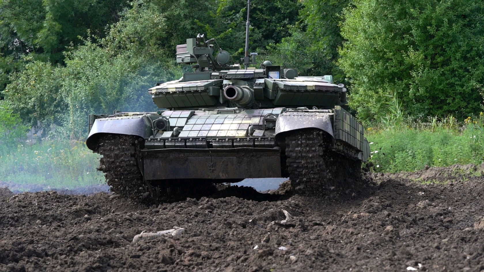 乌克兰T-64BV Mod.2017主战坦克 - 哔哩哔哩