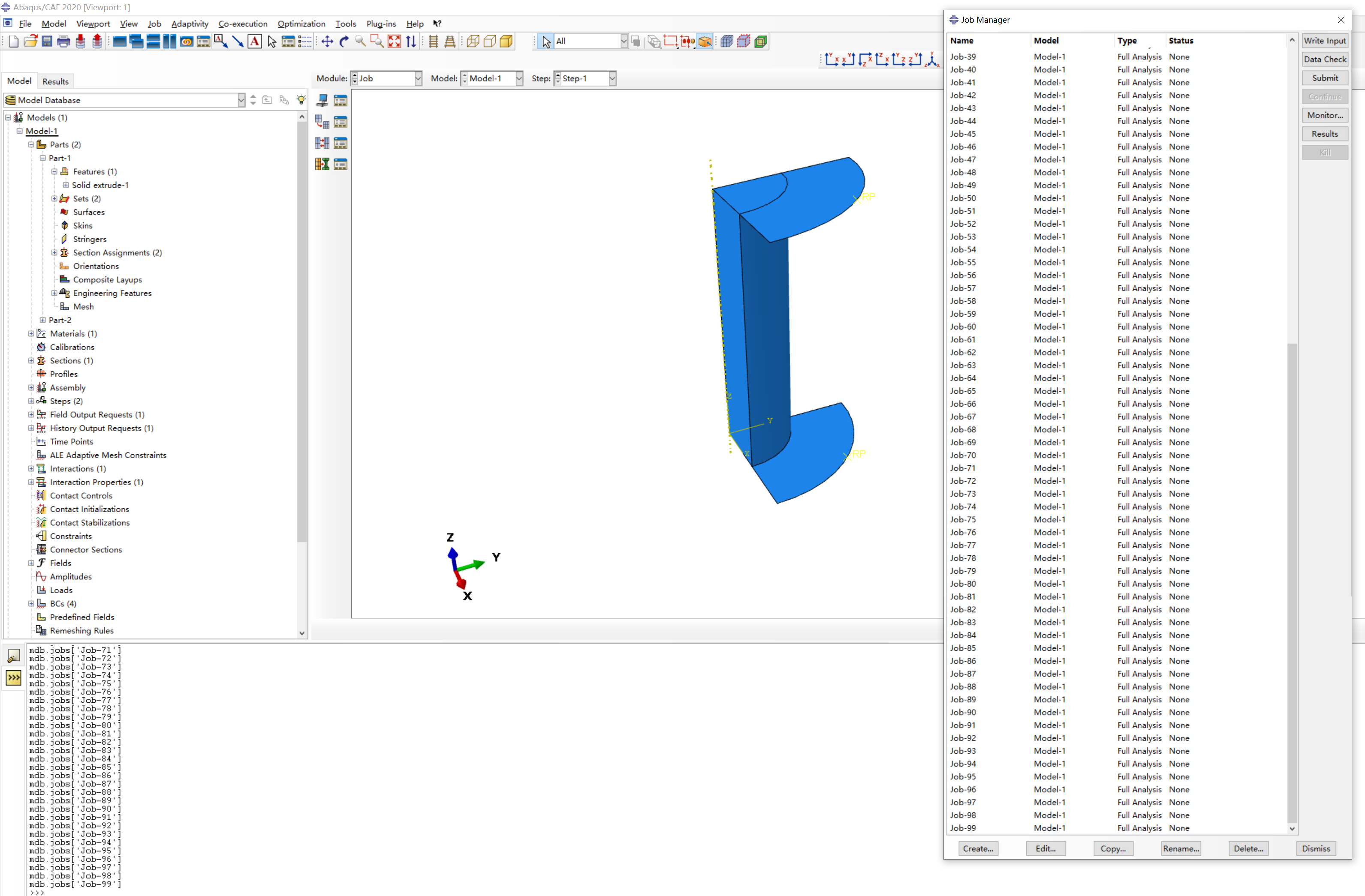 Abaqus-python脚本到底应该怎么写？一文带你入门 - 哔哩哔哩