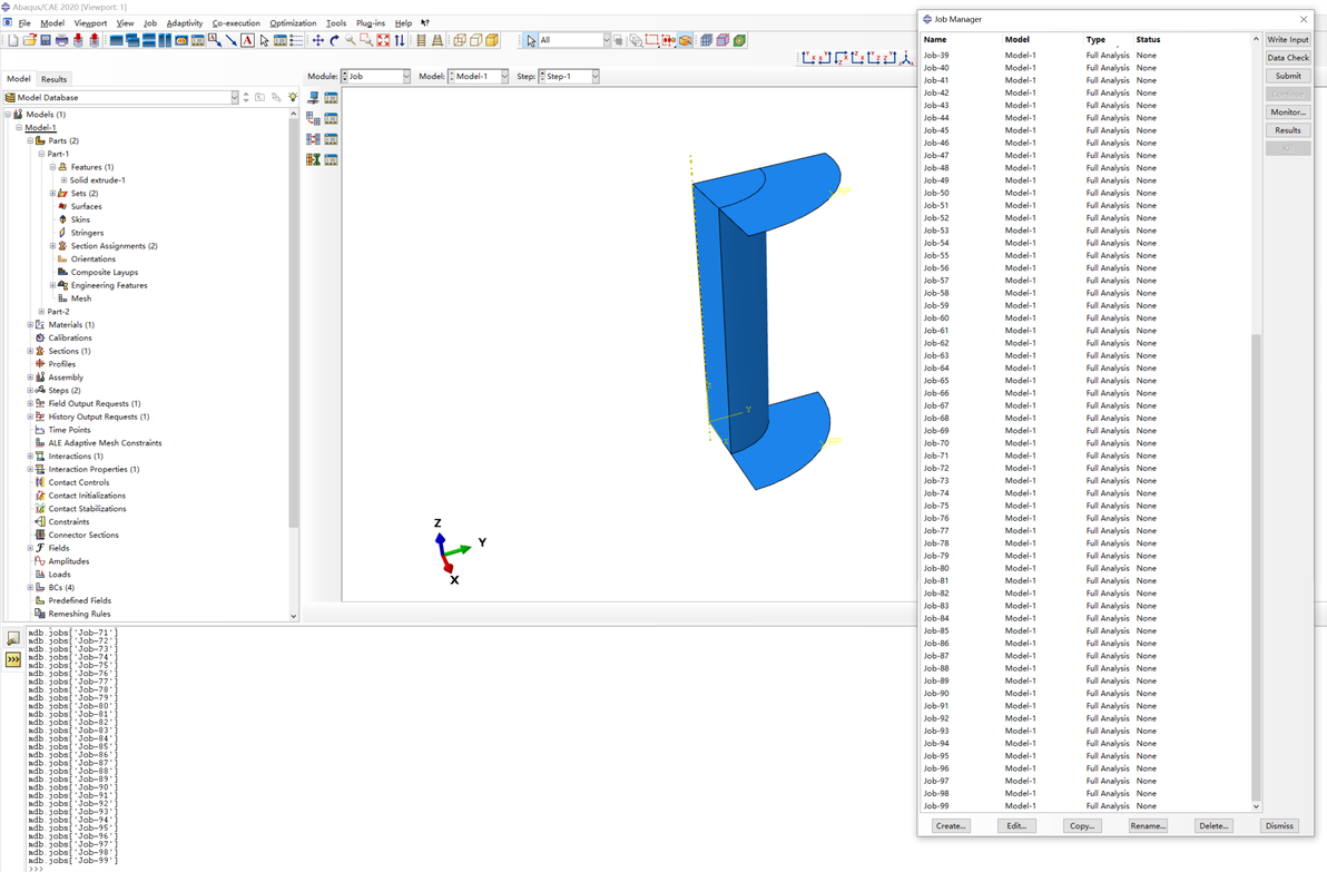 Abaqus-python脚本到底应该怎么写？一文带你入门 - 哔哩哔哩