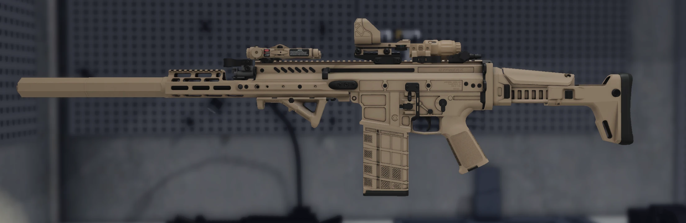 当一位勇士为他的SCAR-H强化了18个配件，这是他身体发生的变化 - 哔哩哔哩