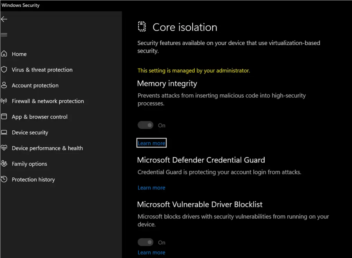 Windows Security获新功能：可阻止安装恶意驱动程序 - 哔哩哔哩