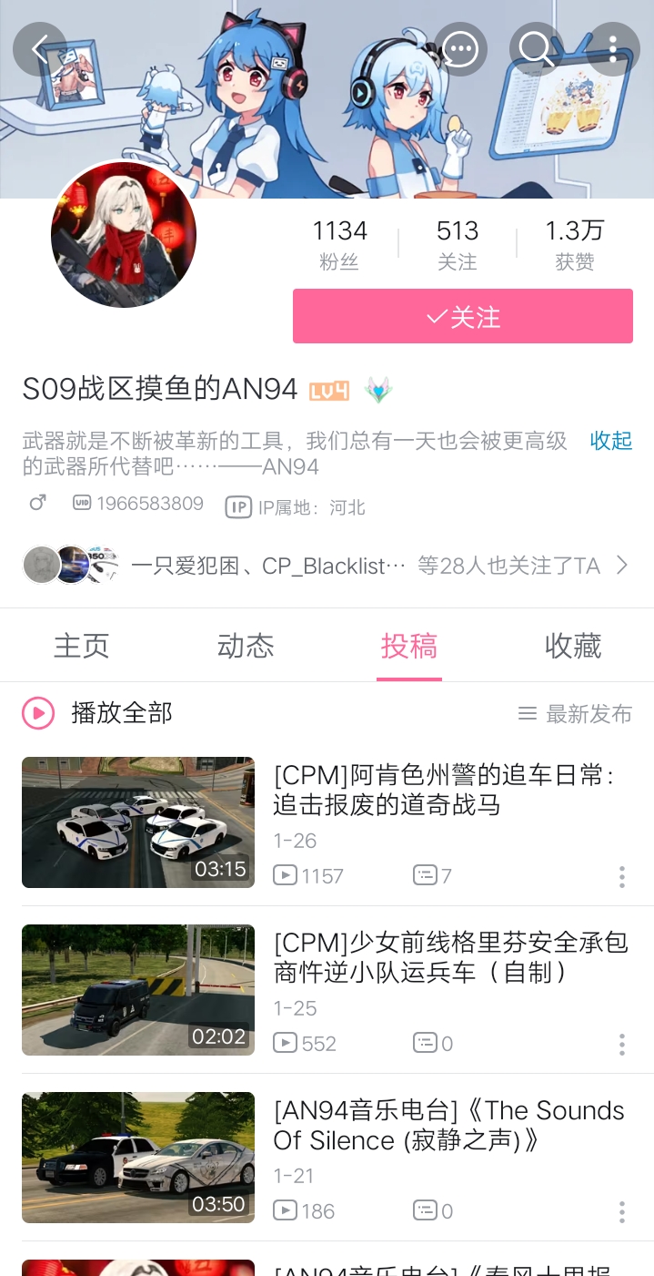 我对cpm著名up主S09战区摸鱼的AN94的主观看法 - 哔哩哔哩
