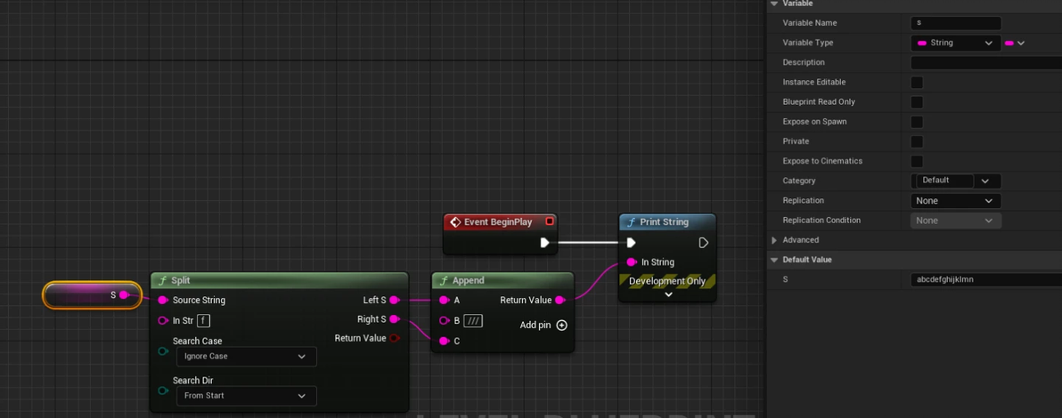 Unreal String常用接口 - 哔哩哔哩