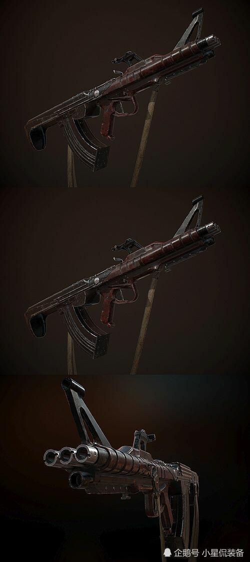 枪械图鉴TKB-059三管突击步枪 - 哔哩哔哩