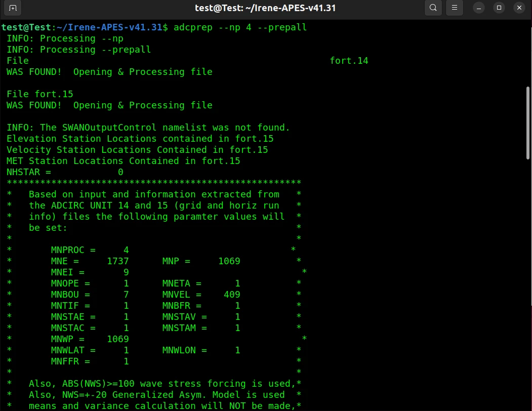 ADCIRC+SWAN学习笔记（二）官网算例测试 - 哔哩哔哩