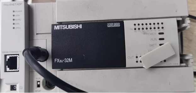 三菱FX5U与FX3U-ENET-ADP通讯 - 哔哩哔哩