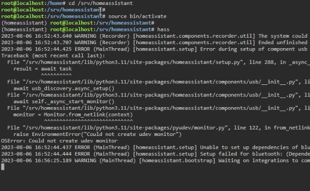 手机python3.11和homeassistant-2023.8.1版安装记录 - 哔哩哔哩