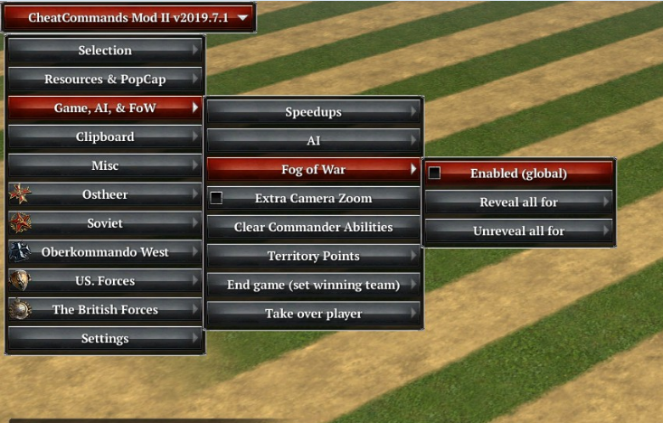 英雄连2 CHEATCOMMANDS MOD使用方法 - 哔哩哔哩