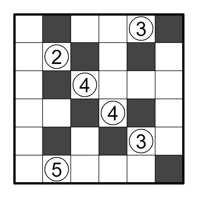 谜题规则介绍#24 涂黑类——田鼠挖洞(kurodoko) - 哔哩哔哩