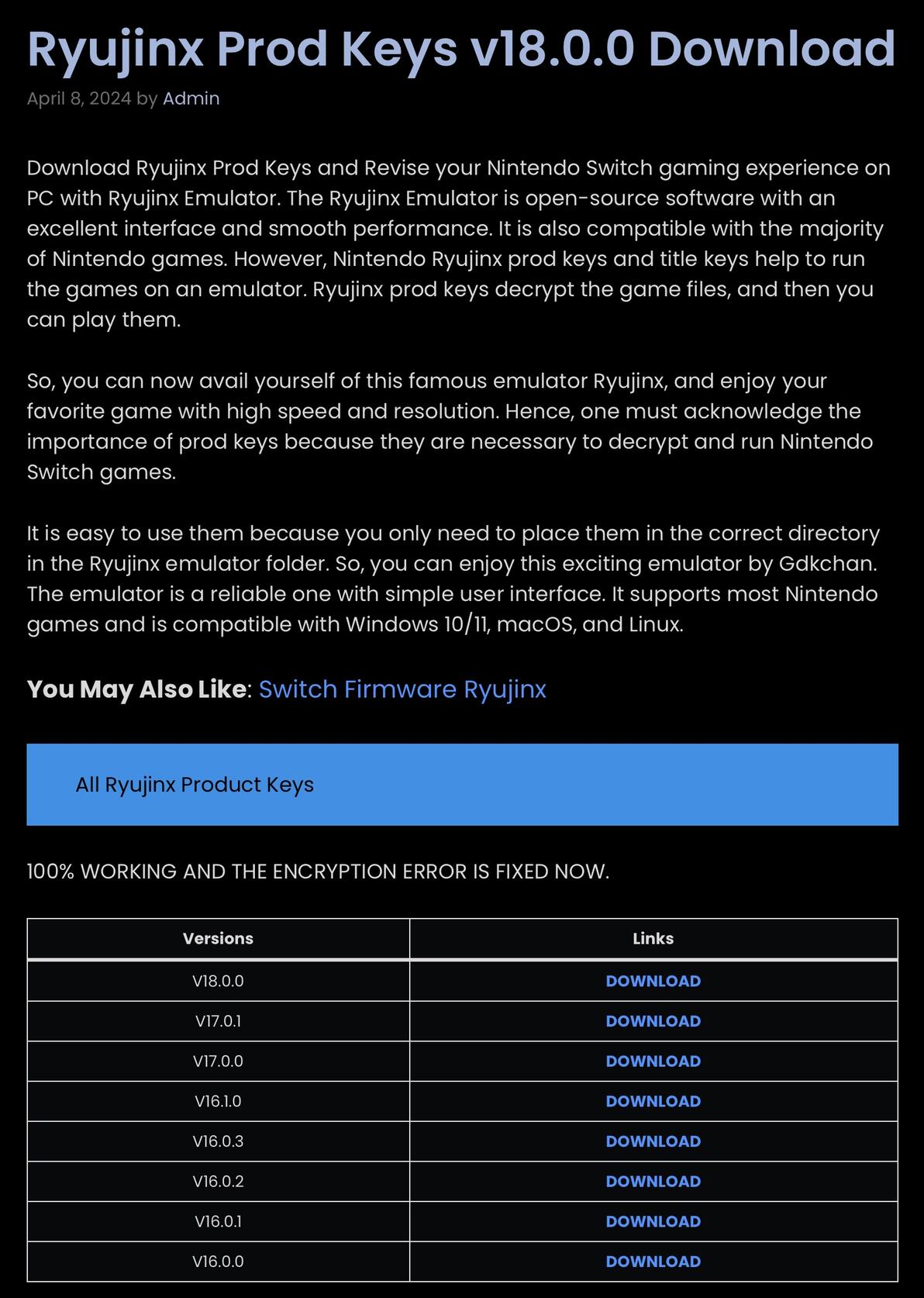 Mac 苹果版 Switch模拟器Ryujinx(龙神) - 哔哩哔哩