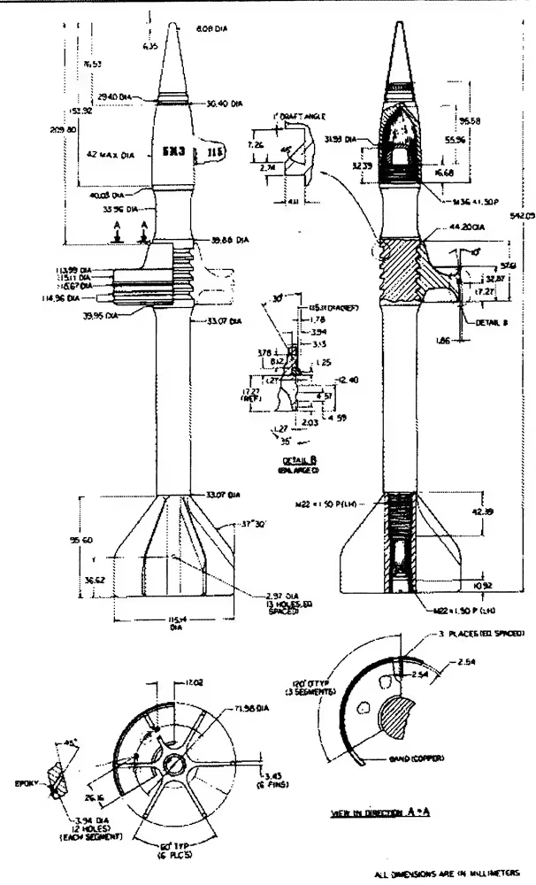 115mm 2A20及125mm 2A26/46滑膛炮早期APFSDS介绍：从3BM3到3BM17 - 哔哩哔哩