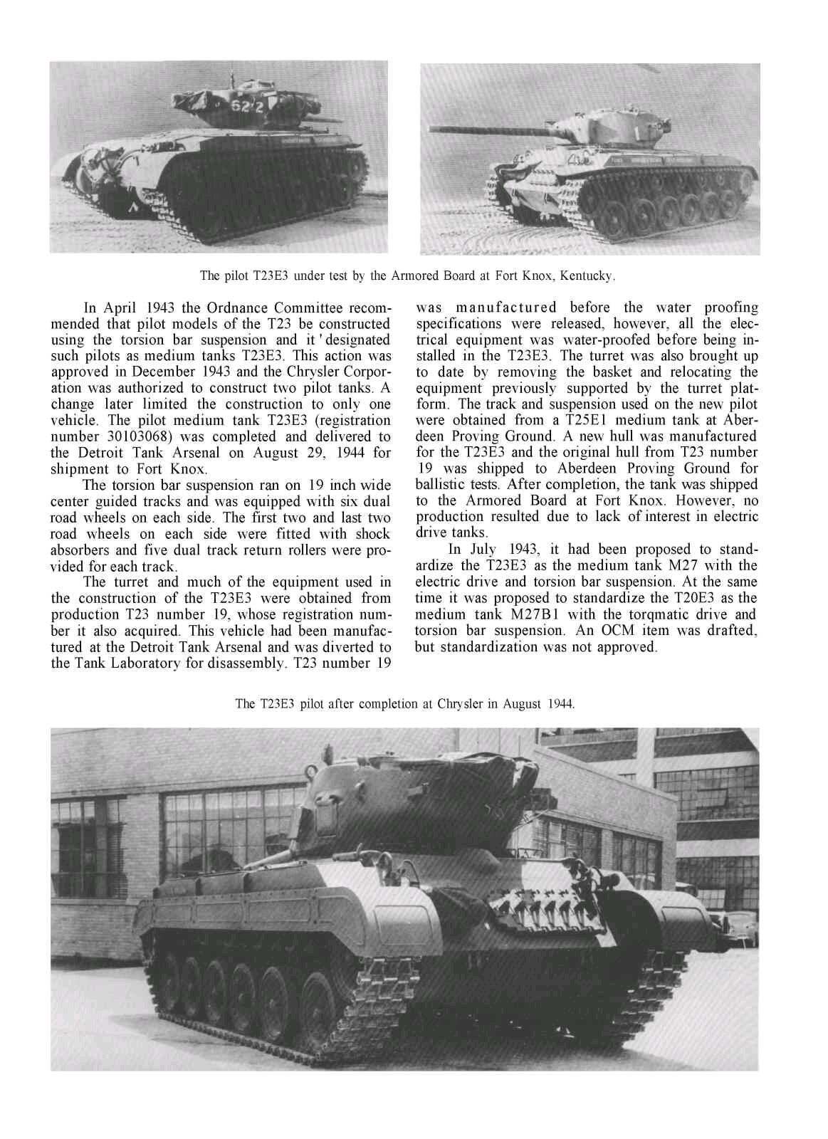 战车对比:中型坦克 T-43与T23 - 哔哩哔哩